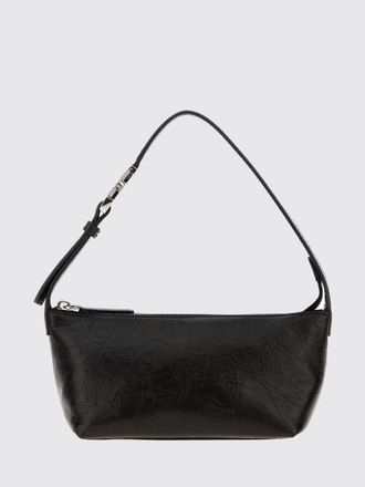 Fendi Mini sac Vanity en cuir froiss&eacute; avec logo FF en m&eacute;tal
