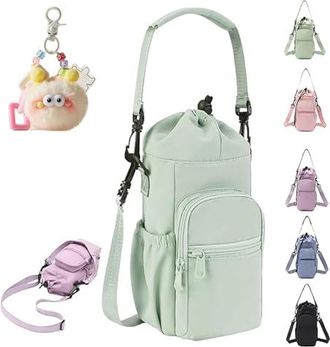 Generic Sac &agrave; bandouli&egrave;re pour bouteille deau, le compagnon ultime en plein air, sac &agrave; bandouli&egrave;re pour bouteille deau, sac &agrave; bandouli&egrave;re pour randonn&eacute;e, camp