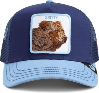 Goorin Brothers Trucker Cap The Gritty Bear Navy Dunkelblau, Size:OneSize