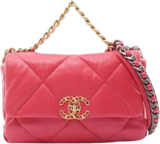Chanel Sac bandouli&egrave;re vintage Pre-owned - Femme - Pre-owned - Rose - Taille: ONE Size