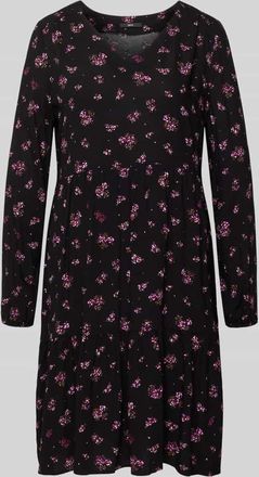 Zero Minikleid aus Viskose mit V-Ausschnitt