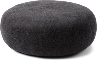 myfelt Kuno - Colour Pouf aus Filz, Meditationskissen, Yogakissen, Dekokissen anthrazit