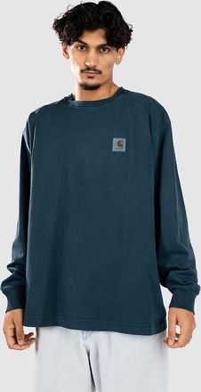 Carhartt Work in Progress Vista Longsleeve deep lagoon garment dyed