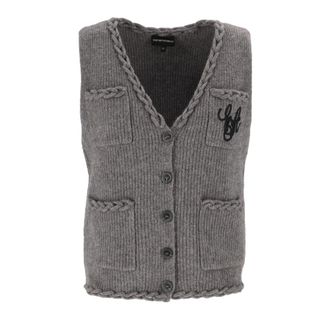 Emporio Armani Weste - - Knitwear - Damen - Grau - XS