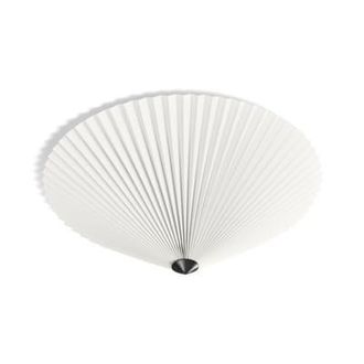 HAY Plafonnier Matin - Blanc - Coton plissé - Designer Inga Sempé