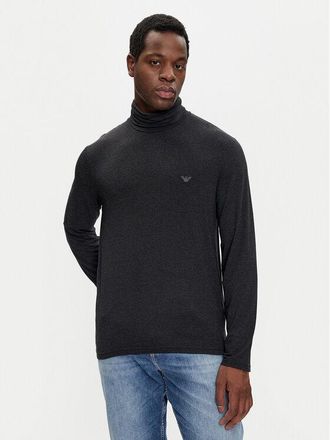 Emporio Armani Rollkragenpullover 112066 4F584 00020 Schwarz Slim Fit