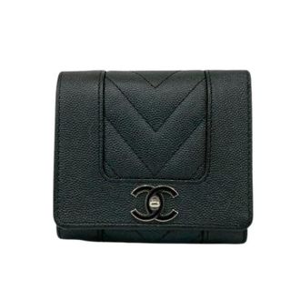 Chanel Pre-owned Leder Geldb&ouml;rse - - Pre-owned - Damen - Schwarzk - ONE SIZE