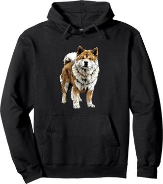 Whyitsme Design Akita-Hunde-Illustration für Akita-Besitzer Pullover Hoodie