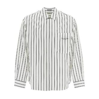 Dior Homme, Chemises, Multicolore, Taille: XL Cotton Striped Shirt