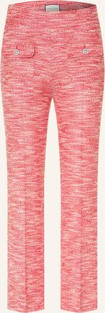 Seductive Seductive Tweed-Hose Nanette Gold Mit Schmucksteinen rot