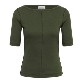 MY ESSENTIAL WARDROBE Mandy T-Shirt - - Tops - Damen - Gr&uuml;n - S