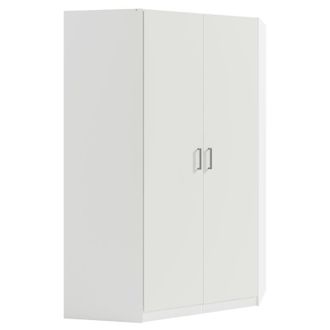 Vente-Unique Armoire dangle 2 portes - L117 cm - Blanc - BELOMY