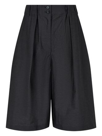 TOMBOY Weite Shorts mit Bundfalten - Grau