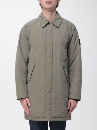 Stone Island Trench-coat droit jusquau genou en nylon avec patch logo