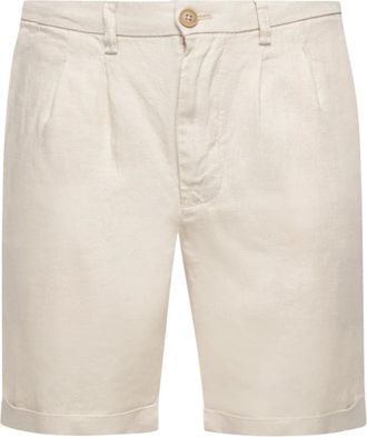 Peninsula Homme, Shorts, Beige, Taille: XL Shorts Bermuda en Lin