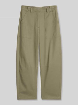 Marc O'Polo Barrel Fit Jeans aus Baumwoll-Mix mit aufgesetzten Taschen
