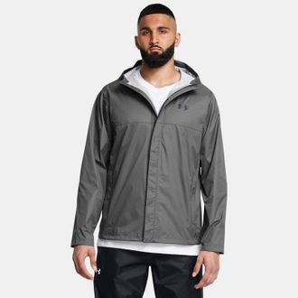 Under Armour Stormproof Cloudstrike 2.0 Jacke für Herren Castlerock / Schwarz 3XL