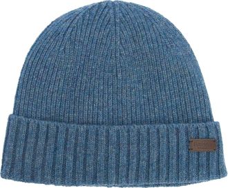 Barbour Knitted Beanie Carton Light RAF Blue One Size
