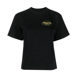Heron Preston Racing Logo-Print T-Shirt - - Tops - Damen - Schwarzk - S