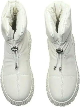 Generic ZBDP Bottes dhiver chaudes et imperméables pour femme, blanc, 37.5 EU