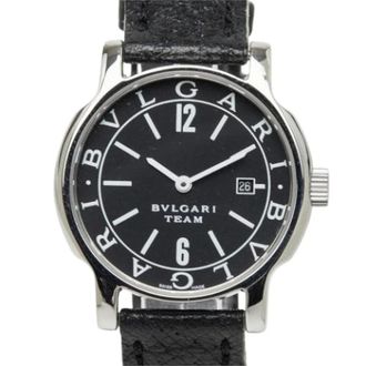 Bulgari Montre Pre-owned Vintage - Femme - Pre-owned - Noir - Taille: ONE Size