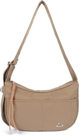 Lancaster Femme, Sacs, Beige, Taille: ONE Size Basic Love M Shoulder Bag