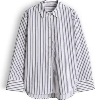 OPUS Langarmbluse FAPO aus nachhaltigem Tencel Mix Weite Passform, gerader Schnitt, Hemdblusenkragen