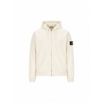 Stone Island Herren, Sweatshirts & Hoodies, Wei&szlig;, MGr&ouml;&szlig;e