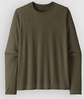 Patagonia Cap Cool Trail Longsleeve basin green