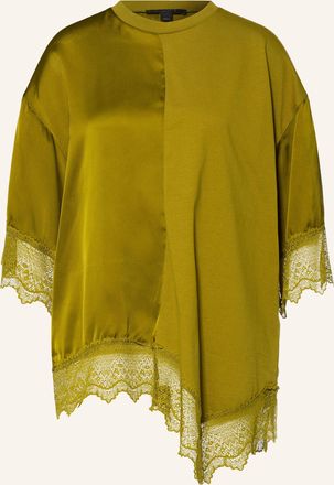 AllSaints Allsaints Blusenshirt Lenny Im Materialmix gruen