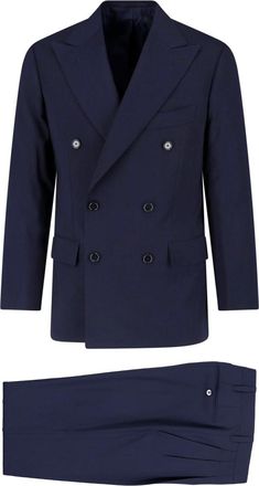 Cesare Attolini Double-Breasted Virgin Wool Suit