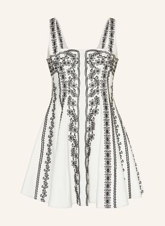 Maje Kleid Mit Leinen weiss