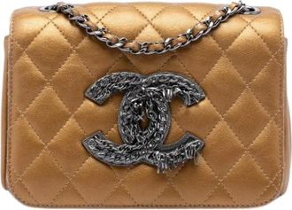 Chanel Sac bandouli&egrave;re matelass&eacute; Pre-owned - Femme - Pre-owned - Brun - Taille: ONE Size