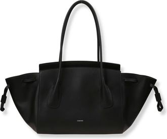 Jil Sander Femme, Sacs, Noir, Taille: ONE Size Sac à main structuré en cuir avec côtés souples