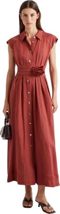 Marella Femme, Robes, Rouge, Taille: 36 FR Robes Longues