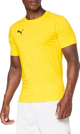 Puma Puma Herren T-shirt, Cyber Yellow-Puma Black, S