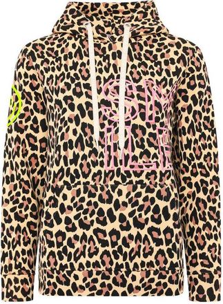 Zwillingsherz Hoodie Leo Leopard Alissa Smile Baumwolle, mit Taschen, Kapuze