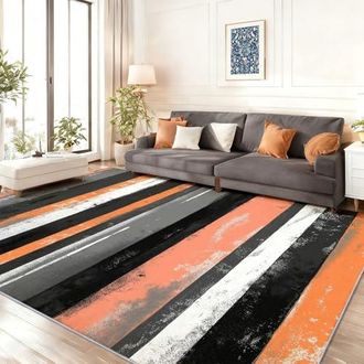 Generic Paillasson Antid&eacute;rapant Gris P&ecirc;che 160 x 230 cm, Tapis de Sol dint&eacute;rieur Lavable pour entr&eacute;e Cuisine Chambre &agrave; Coucher paillasson d&eacute;coratif, imprim&eacute; V