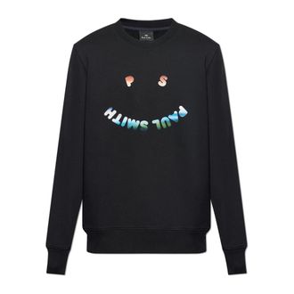 Paul Smith Bedrucktes Sweatshirt - - Sweatshirts & Hoodies - Herren - Schwarzk - L