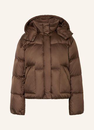 Levi's Daunenjacke Western Mit Abnehmbarer Kapuze braun