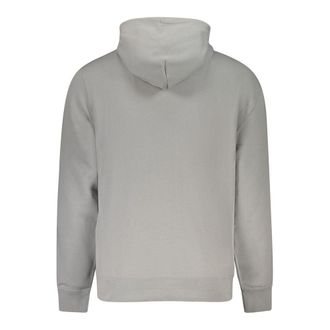 Calvin Klein Cotton-Blend Hoodie - Gray