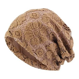 Generic Bonnets Chemo pour Femme en Dentelle - &Eacute;t&eacute; - Beanie - Foulard - Super Doux - Slouchy - Turban - Couvre-chef - Wraps - Bonnet - Kappe pour Perte de Che