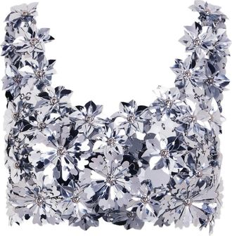 Paco Rabanne Femme, Tops, Gris, Taille: 36 FR Top