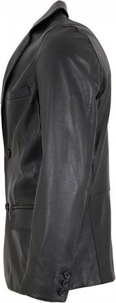 Maddox Lederjacke Claudio Echtleder Herren Lederjacke Sakko Lammnappa schwarz