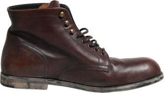 Dolce & Gabbana Homme, Chaussures, Brun, Taille: 44 EU Bottines courtes