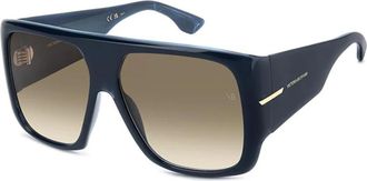 Victoria Beckham unisex, Accessoires, Bleu, Taille: 60 MM VB 7007/S Lunettes de soleil
