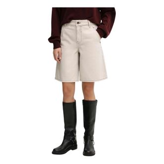Miss Sixty High-Waist Denim Shorts - - Shorts - Damen - Beige - W24