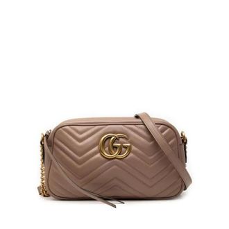 Gucci Pre-owned GG Marmont Camera Bag - - Pre-owned - Damen - Braun - ONE SIZE