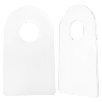 Angoily Alipis 2 St&uuml;ck Acryl Weinflaschenregal Freistehend Schmaler Weinst&auml;nder f&uuml;r Arbeitsplatte Transparenter Flaschenhalter f&uuml;r Zuhause und Gastronomie