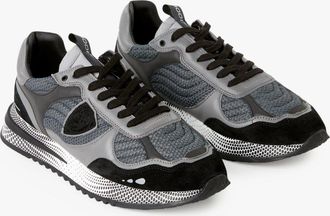 Philippe Model Baskets crant&eacute;es en cuir m&eacute;lang&eacute;